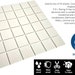 White Unglazed Porcelain Mosaic Square 2x2 Inch Porcelain Floor Wall ...