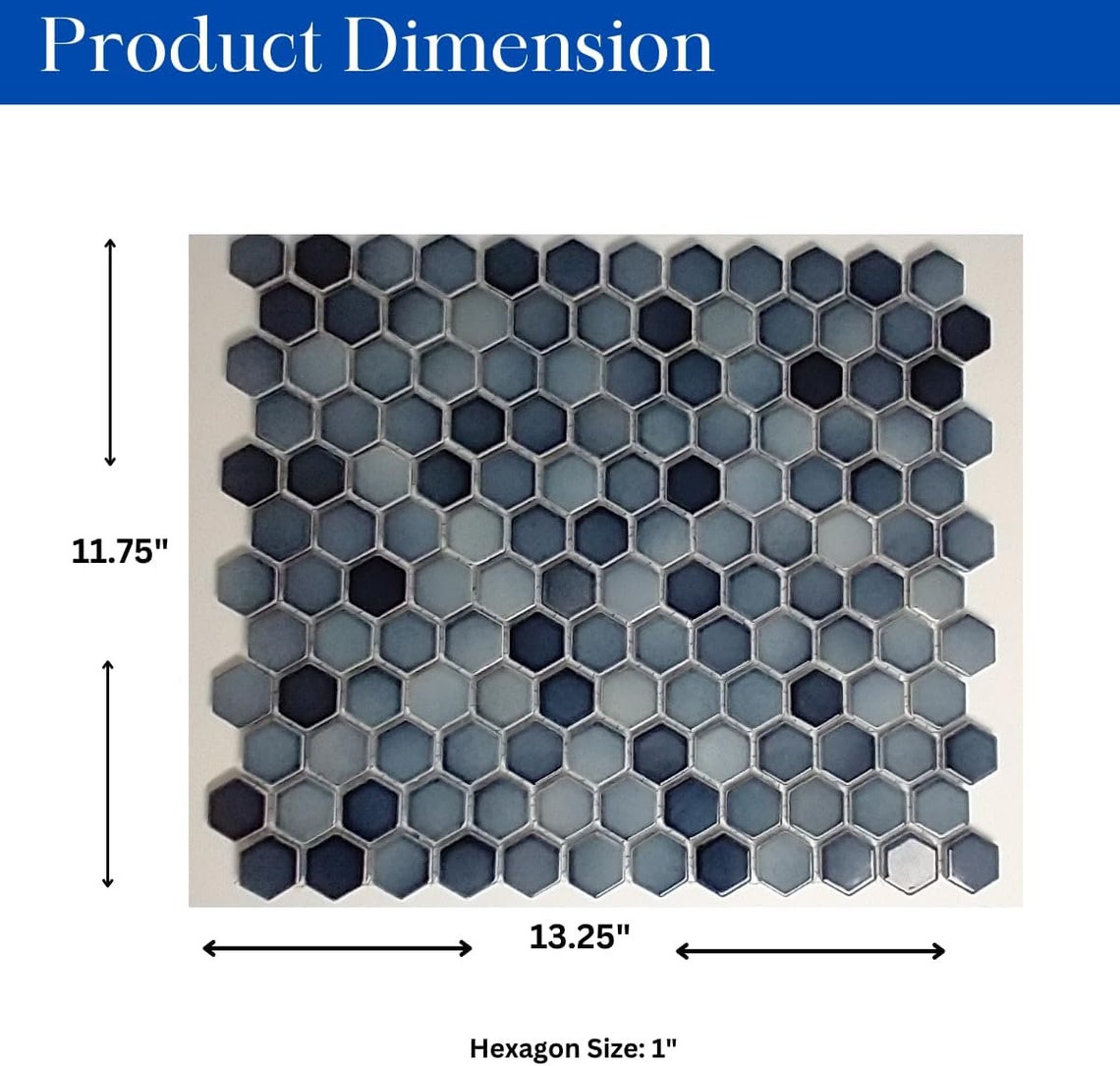 Carrara Marble Tile Hexagon 1 Inch Italian Marble Grey White Honeycomb ...