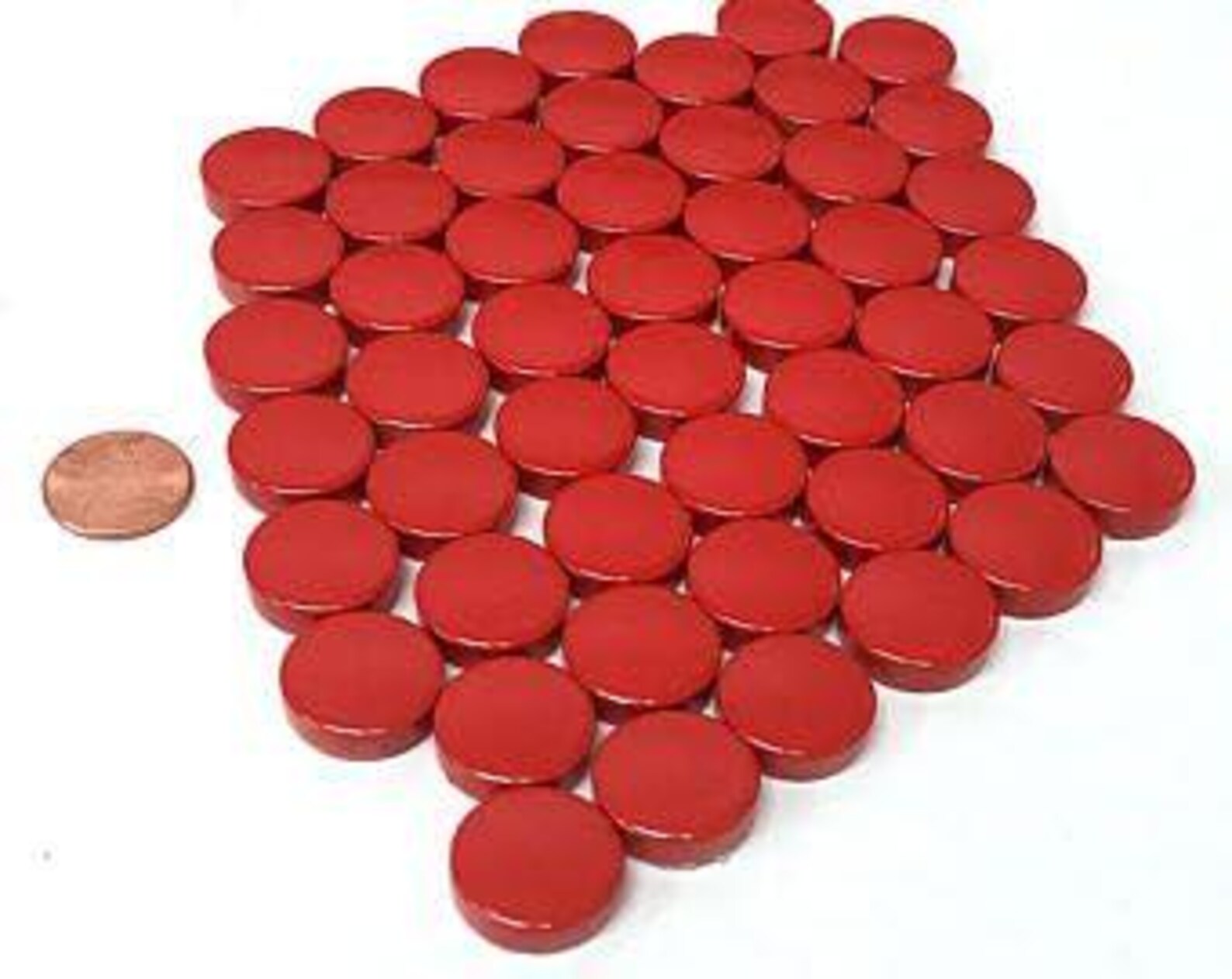 Penny Round Vintage Red Porcelain Floor Wall Mosaic Tile Backsplash - Etsy