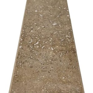 Dark Brown Noce Travertine Threshold Stone (marble Saddle) (6'' X 36 ...