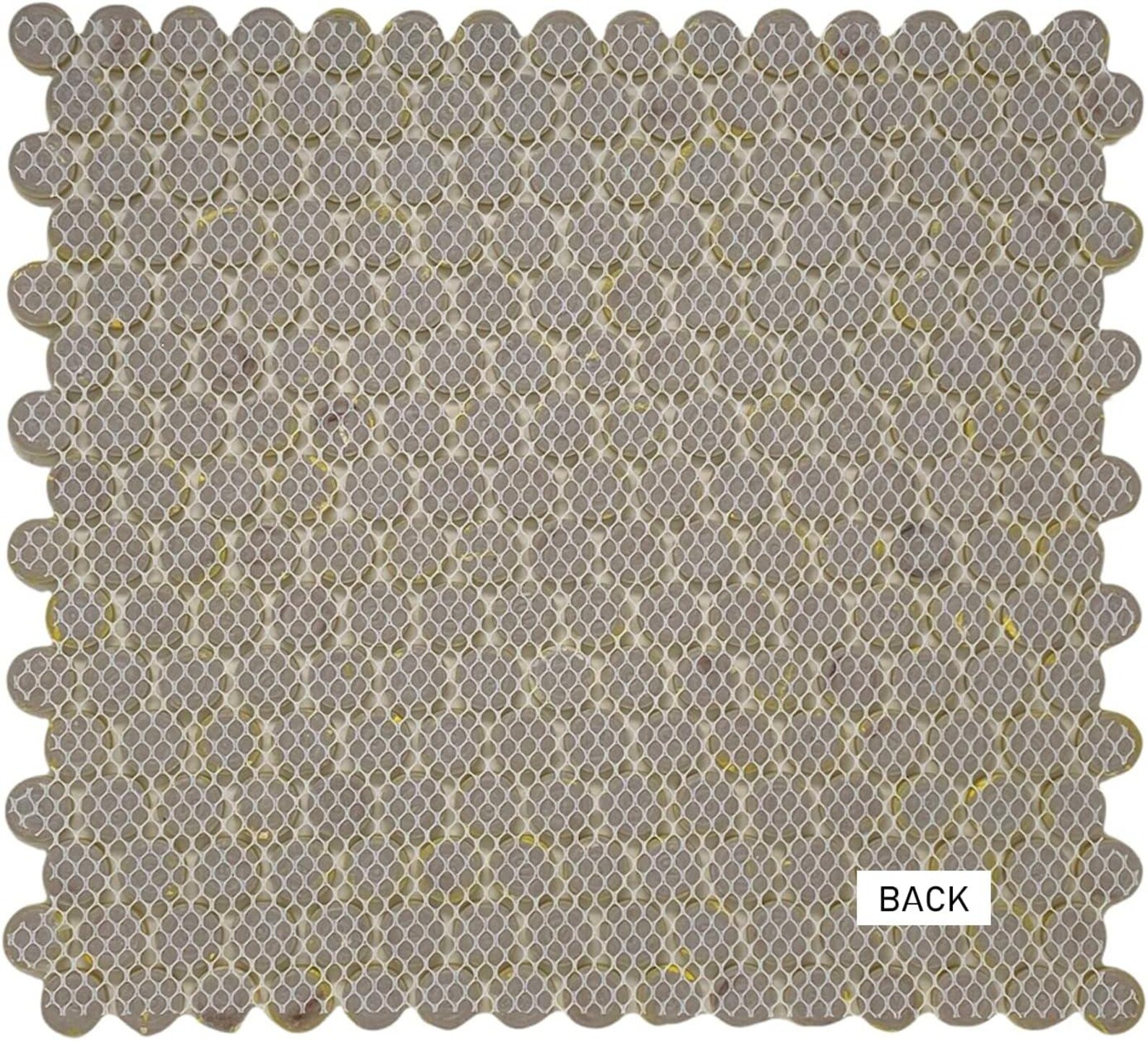 Yellow Penny Round Porcelain Mosaic Floor Wall Tile Backsplash - Etsy