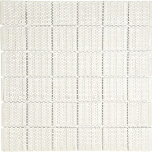 White Unglazed Porcelain Mosaic Square 2x2 Inch Porcelain Floor Wall ...