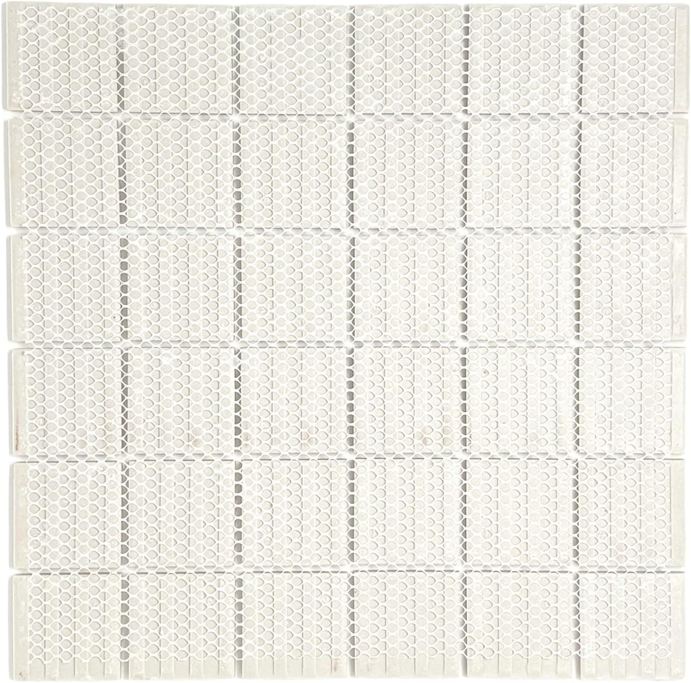 White Unglazed Porcelain Mosaic Square 2x2 Inch Porcelain Floor Wall ...