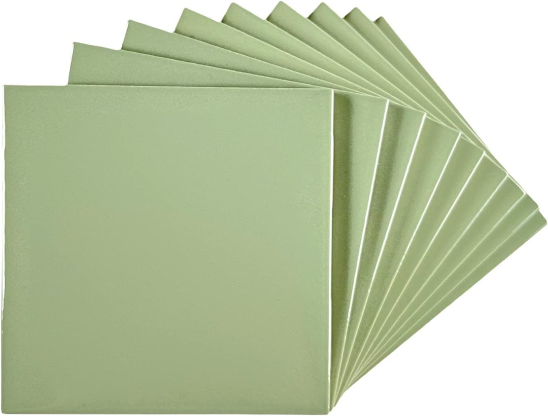 4 in Ceramic Tile 4.25 Inch Gloss (shinny) 4 1/4" Box of 10 Piece for ...