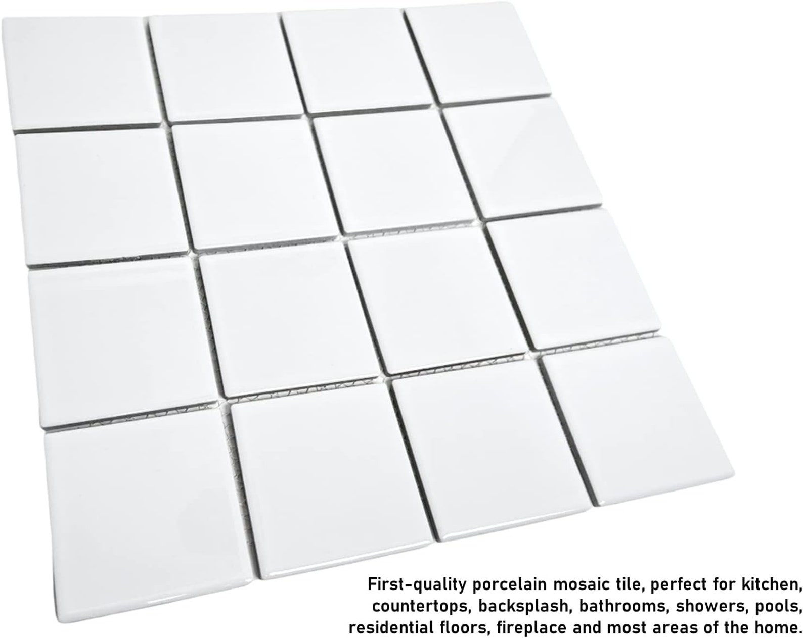 Square 3x3 Shinny Porcelain Tile for Wall Spa Swimming Pool Shower ...