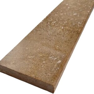 Dark Brown Noce Travertine Threshold Stone (marble Saddle) (6'' X 36 ...