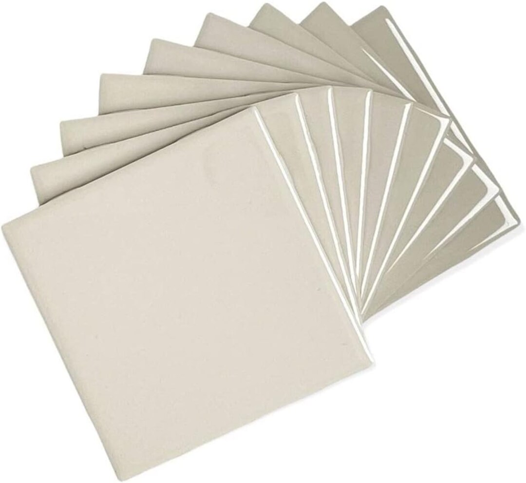 4 in Ceramic Tile 4.25 Inch Gloss (shinny) 4 1/4" Box of 10 Piece for ...