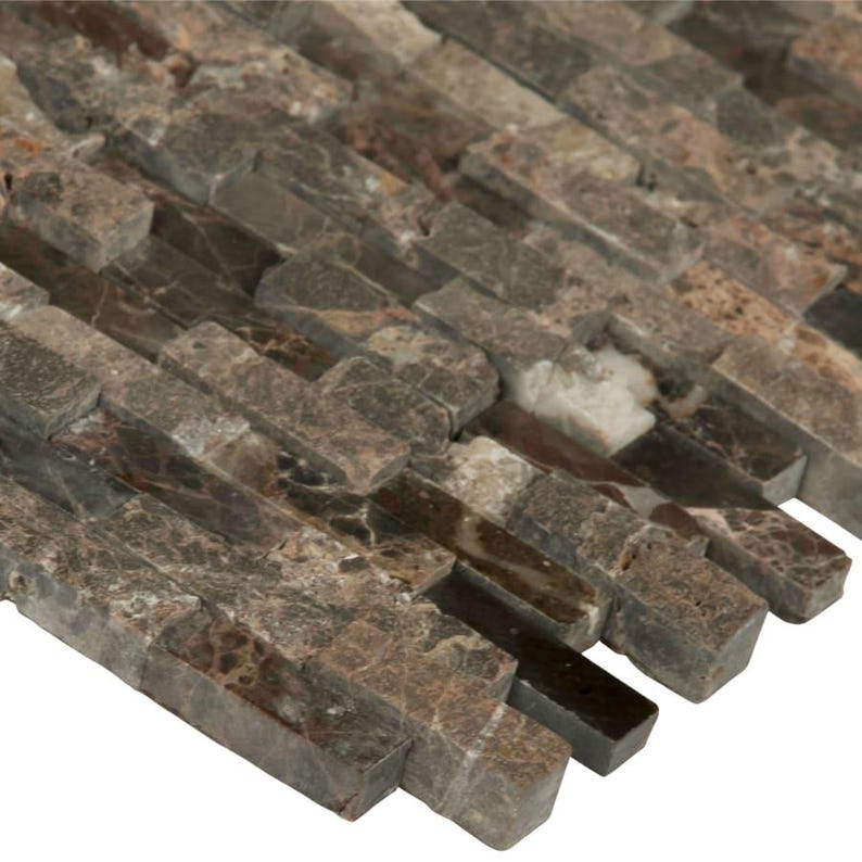 Emperador Splitface Interlocking Wall Tile - Etsy