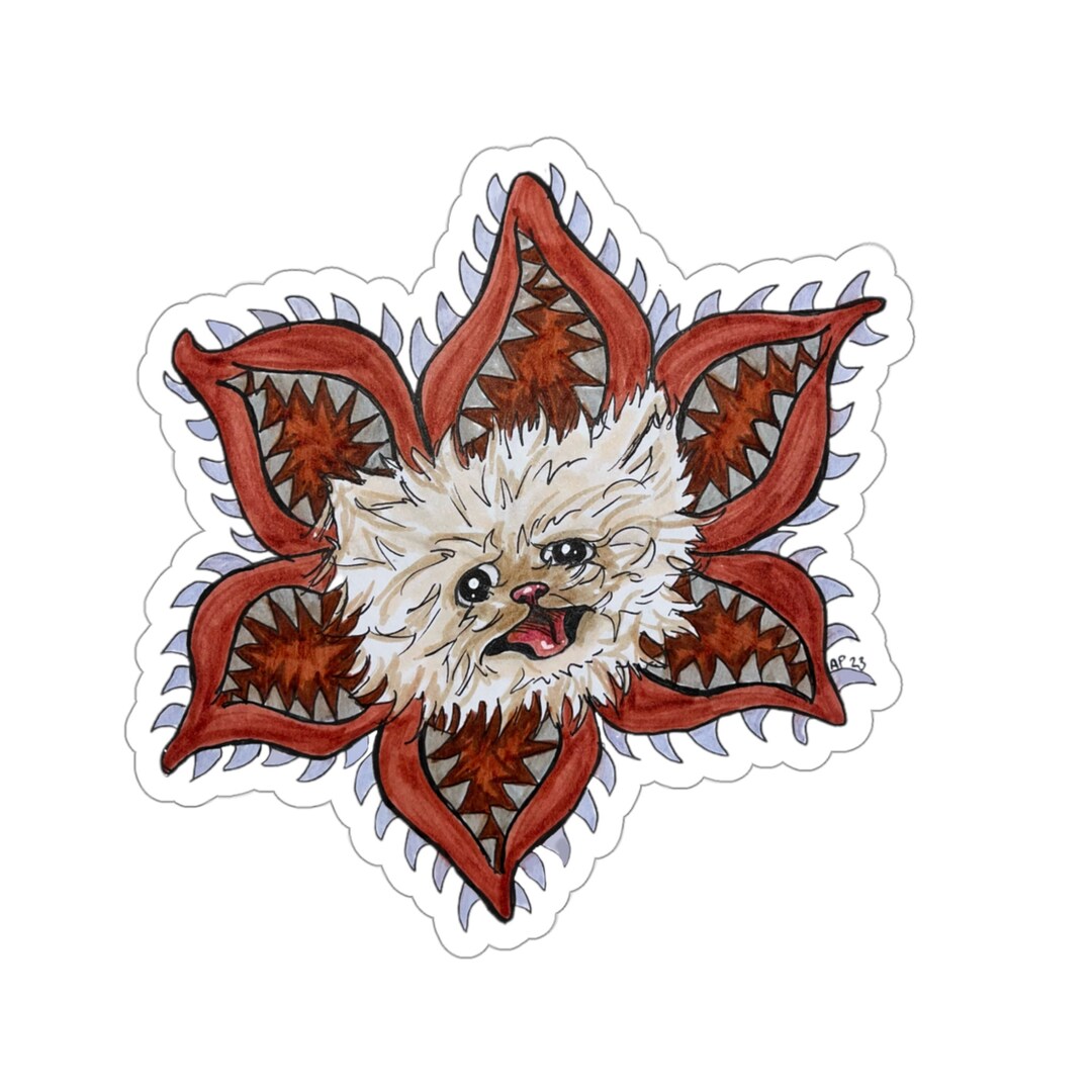 Halloween Wisp - Demogorgon Kiss-cut Stickers - Etsy