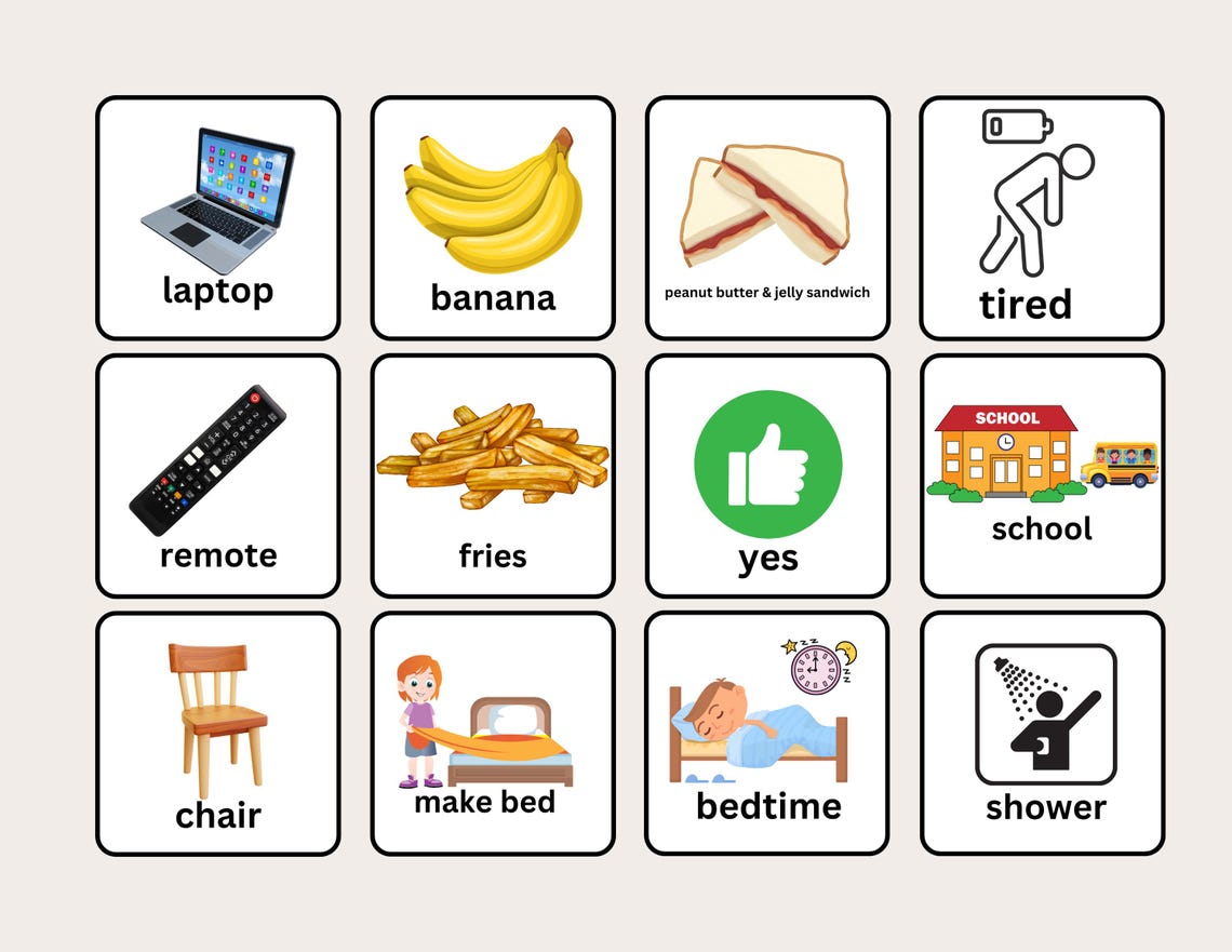 PECS Cards: Simplify Communication & Daily Routines - Etsy