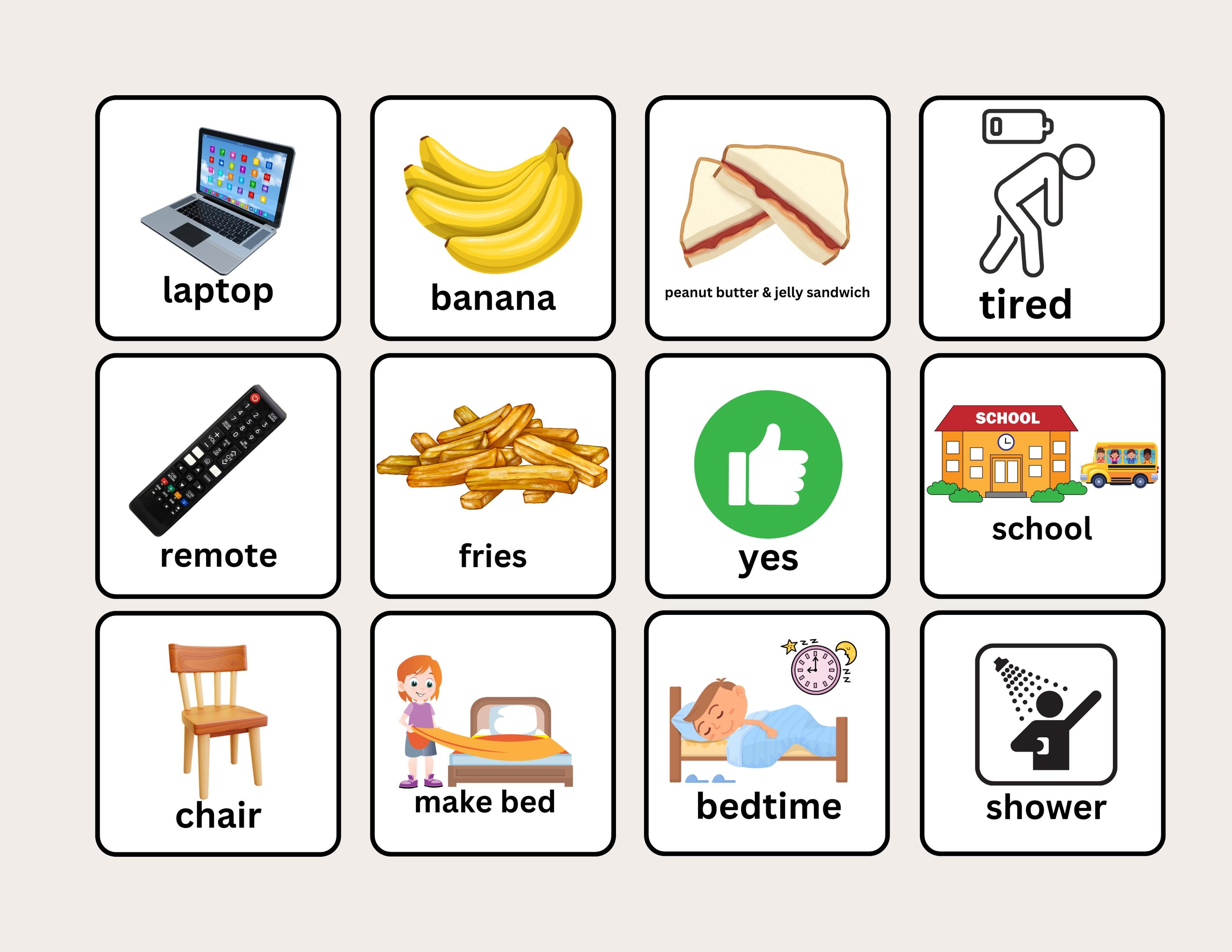 PECS Cards: Simplify Communication & Daily Routines - Etsy