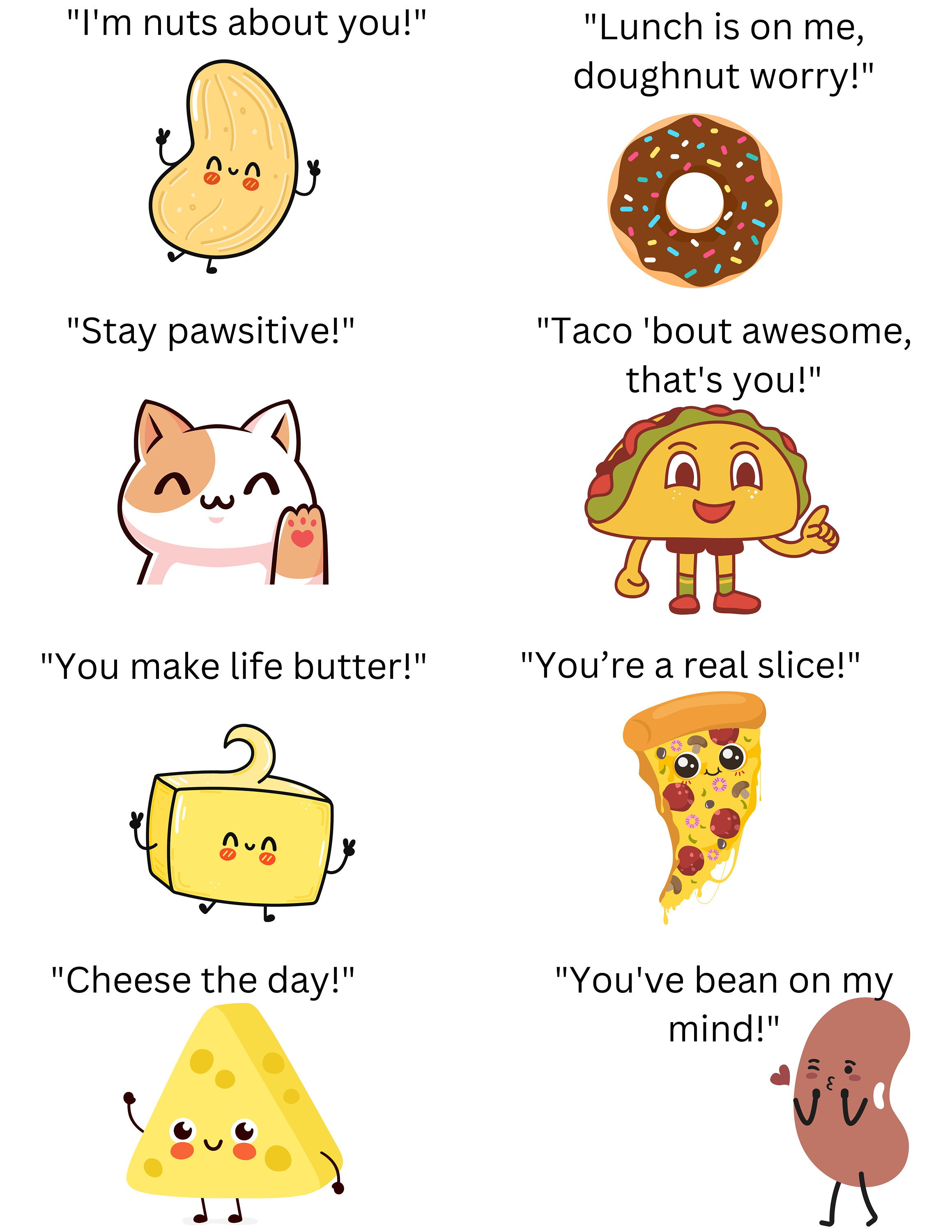 Funny Lunch Box Notes: Kids' Jokes & Encouragement Cards (printable PDF ...