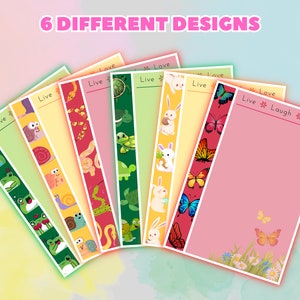 Printable Green Frog Notepad Digital Download Writing Notebook Paper ...