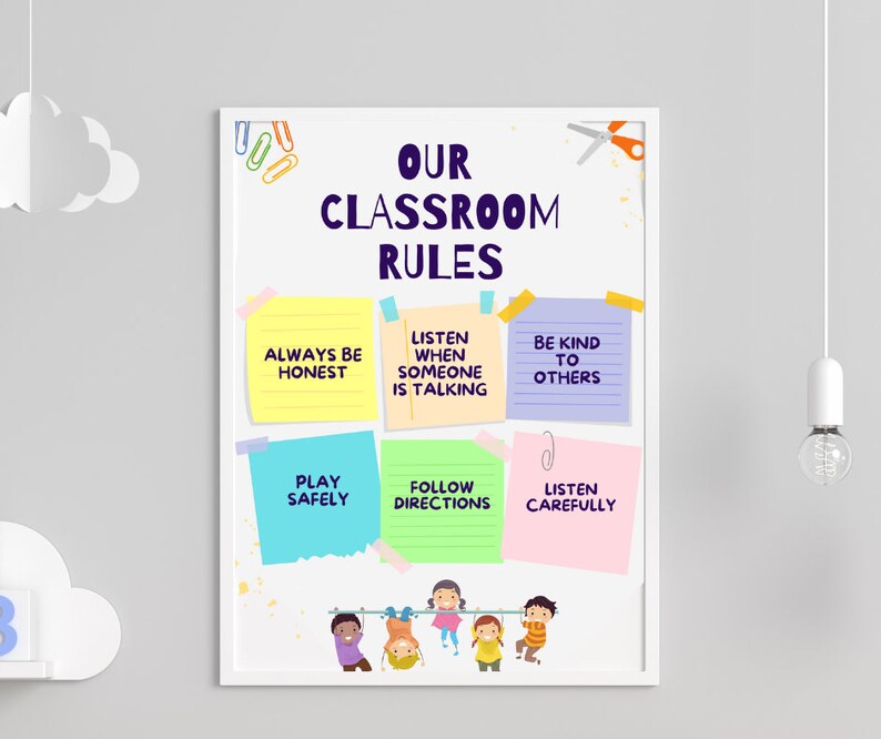 Elementary Classroom Rules Poster Days of the Week My - Etsy Ireland