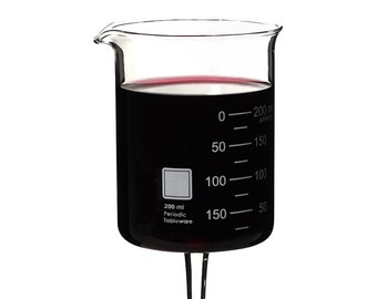 10 Oz Wine Glass Goblet Beaker Style Measuring Cup 300 Milliliter Ml ...