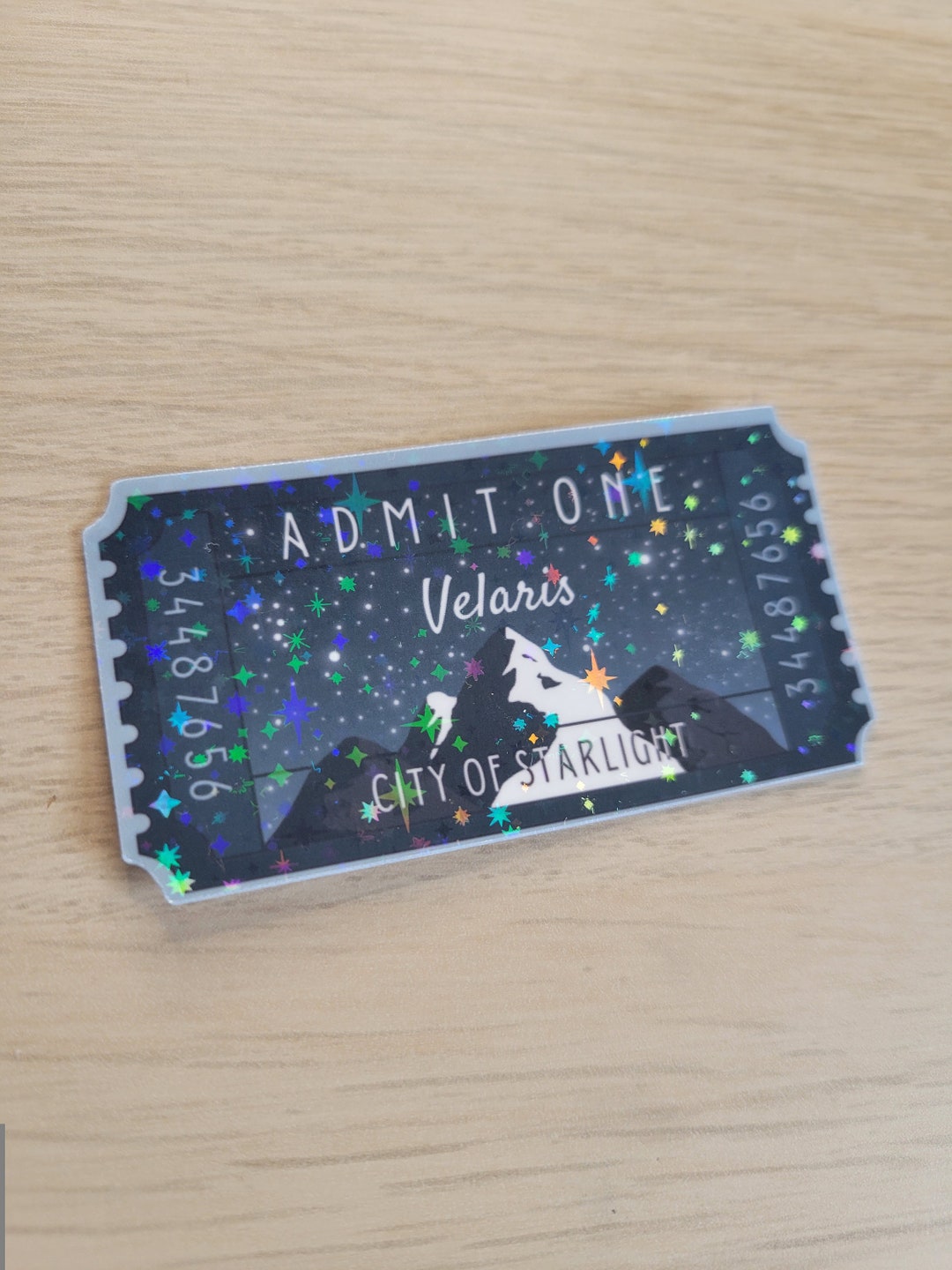 ACOTAR ACOMAF - Velaris City of Starlight - Ticket to Velaris Sticker ...