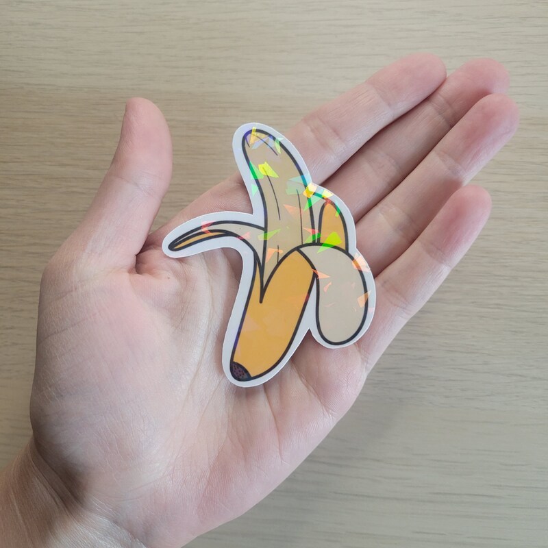 Banana Sticker - Etsy