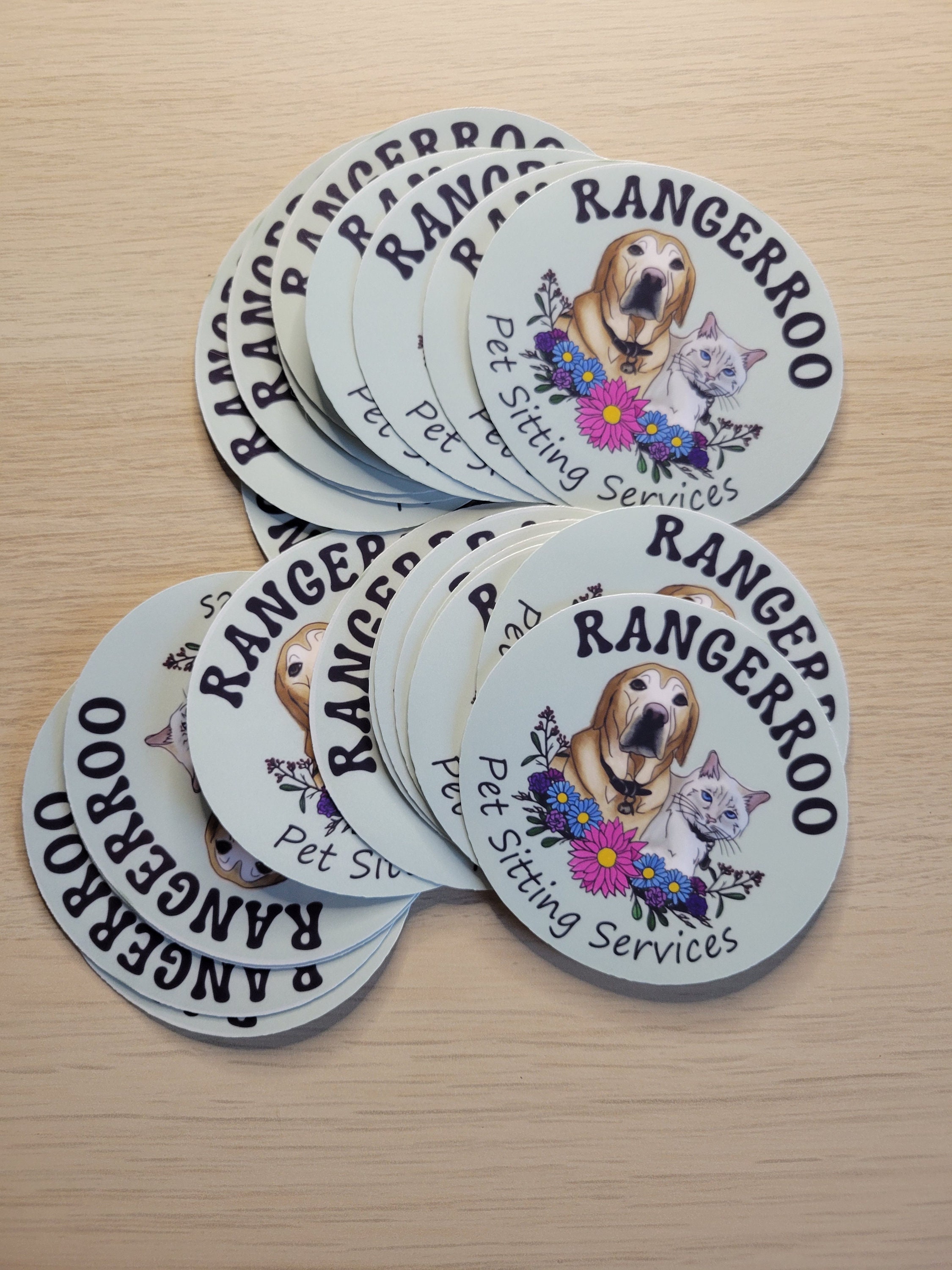 Laminated Logo Stickers & Labels Bulk Stickers Business Stickers ...