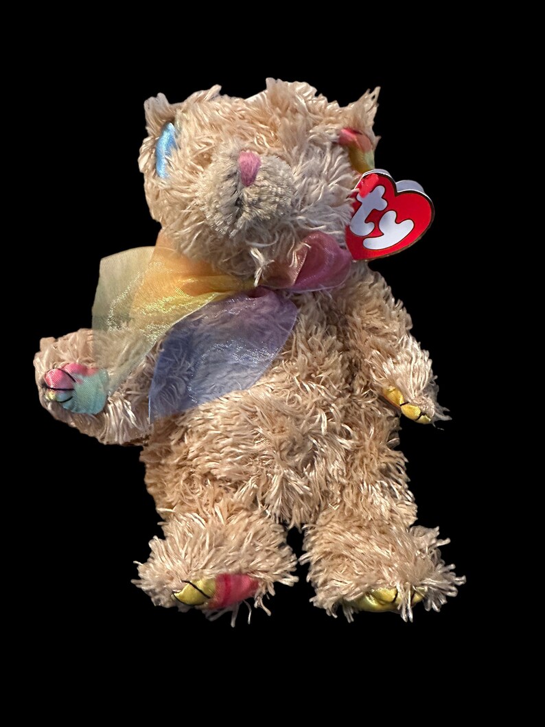 Carmichael the Rainbow TY Bear - Etsy