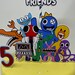 Rainbow Friends Cake Topper - Etsy