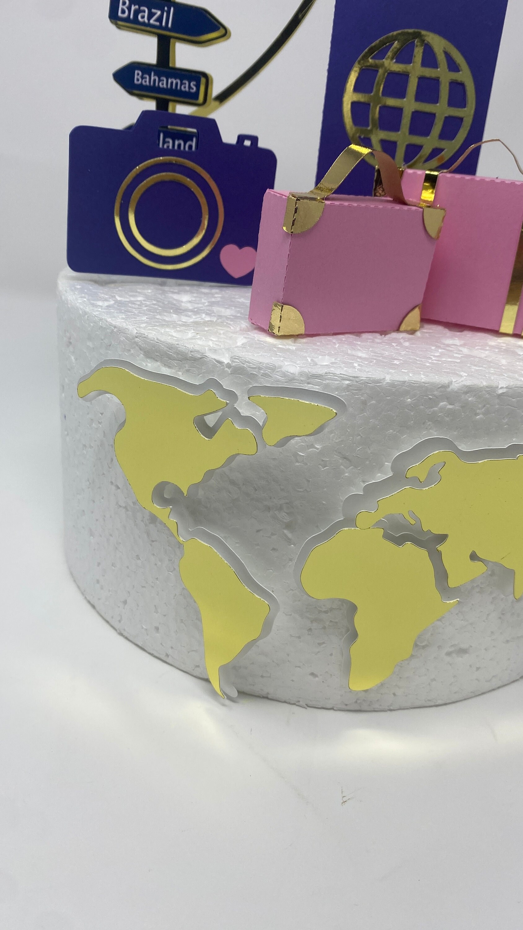 Traveler Cake Topper Travel Cake Decorations Trip Cake - Etsy