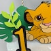Lion King Cake Topper: Personalized Birthday Party Decor - Etsy