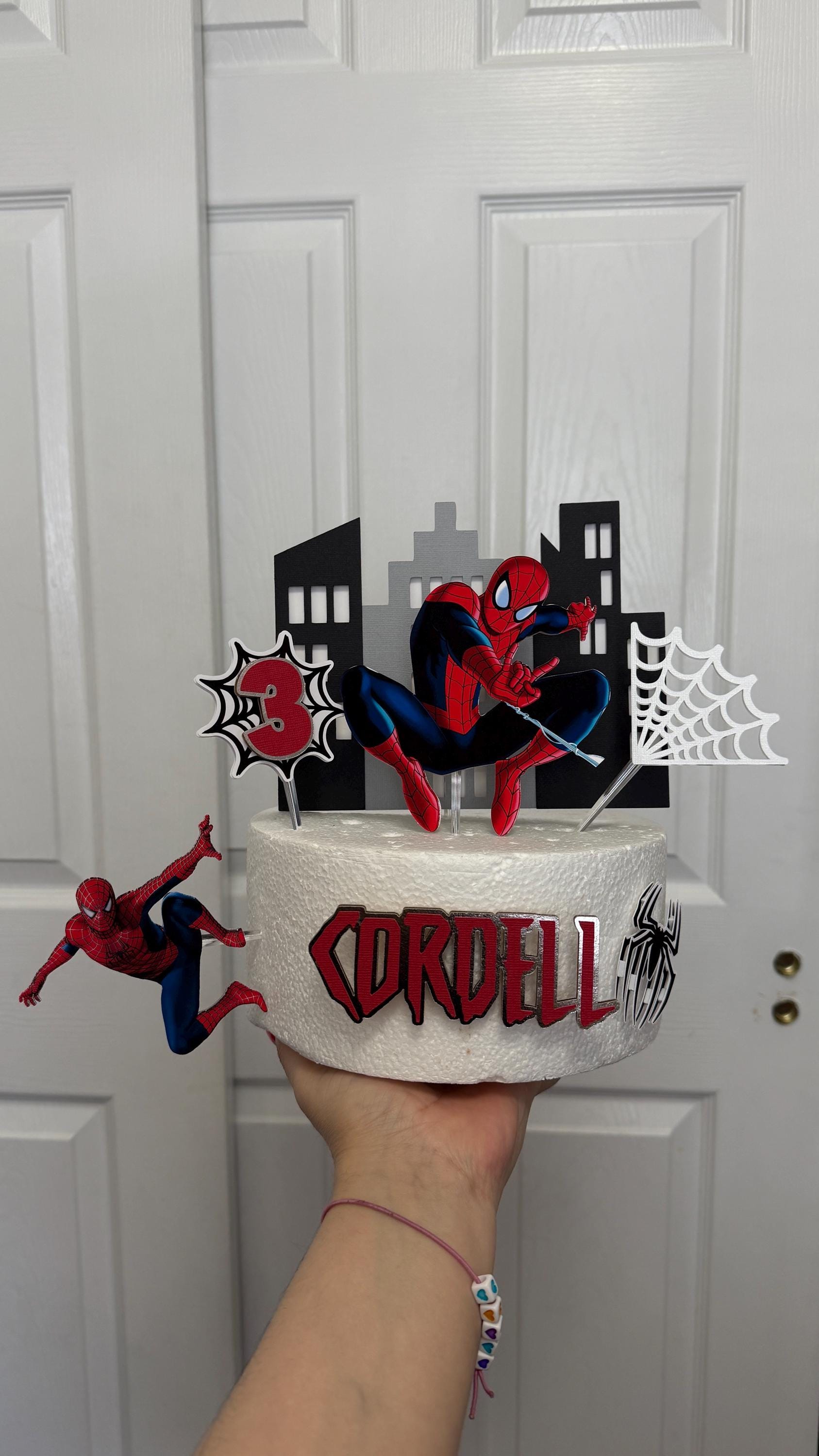 Spider Man Cake Topper - Etsy