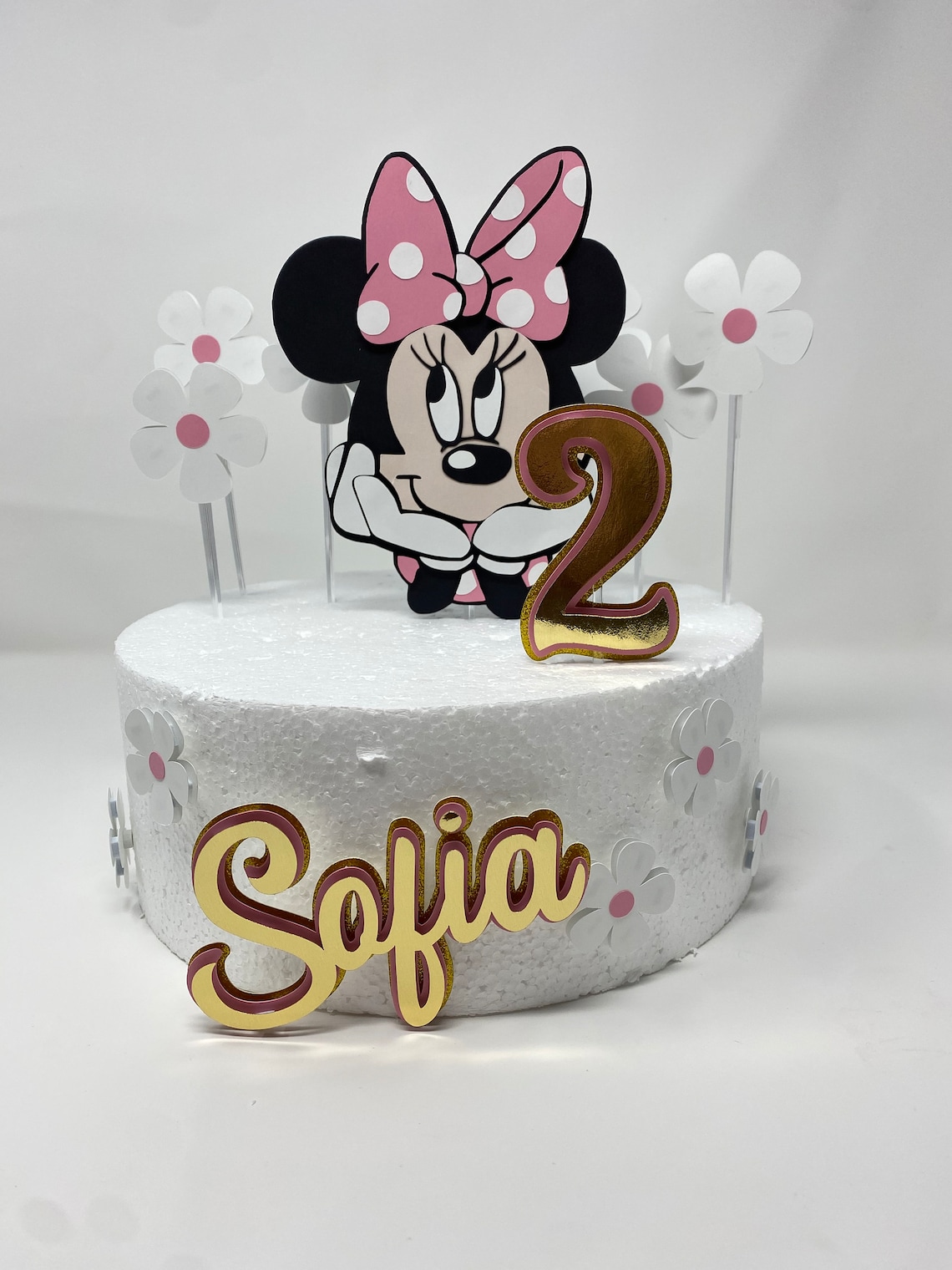 Minnie Mouse Cake Topper - Etsy