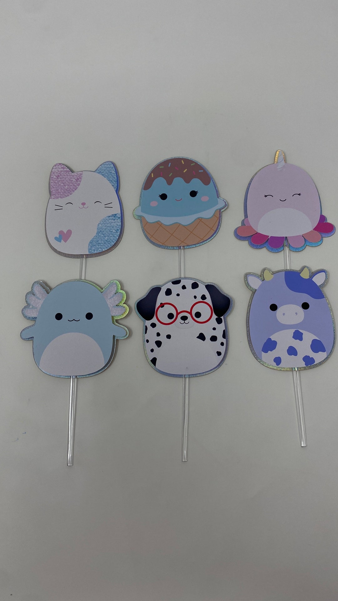 Squishmallow Cupcake Toppers - Squishmallow Cupcakes - Squishmallows ...