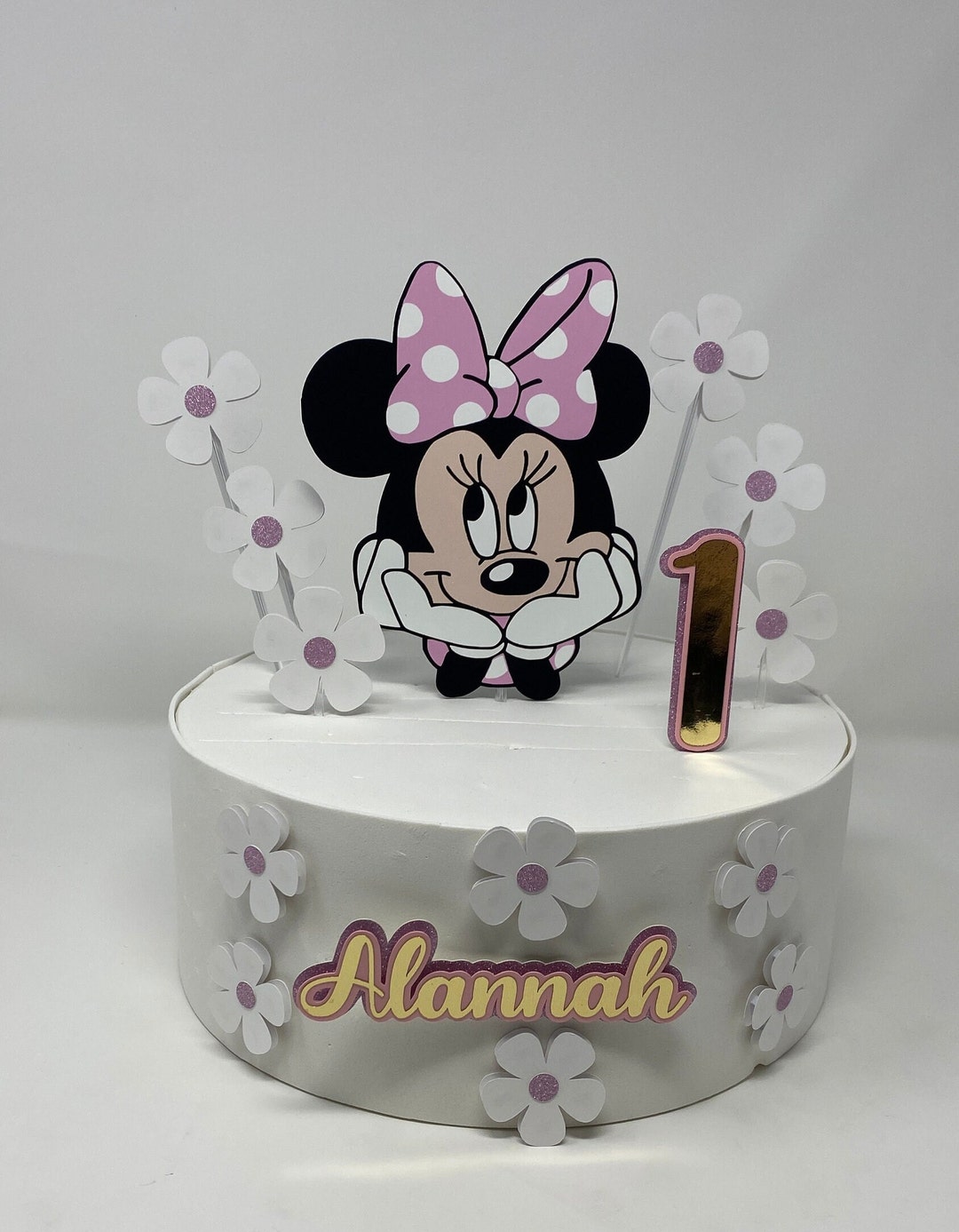Minnie Mouse Cake Topper - Etsy