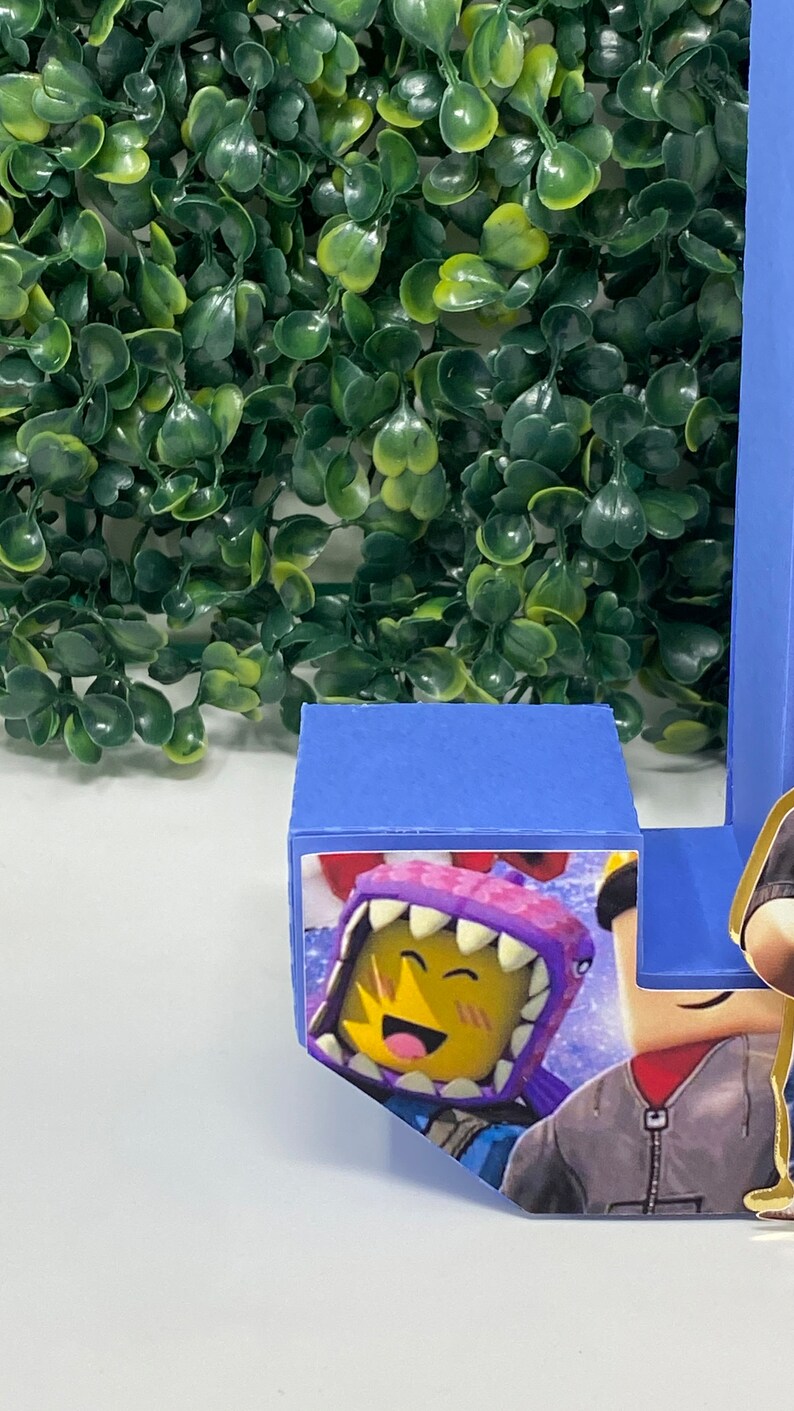 3D Roblox Letters or Numbers 3D Roblox Letters Decor 3D - Etsy