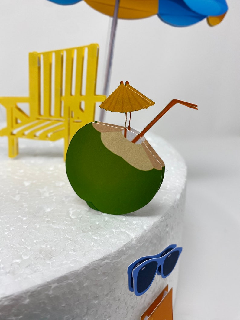 Pool Party Cake Topper Pool Party Birthday Pool Party - Etsy