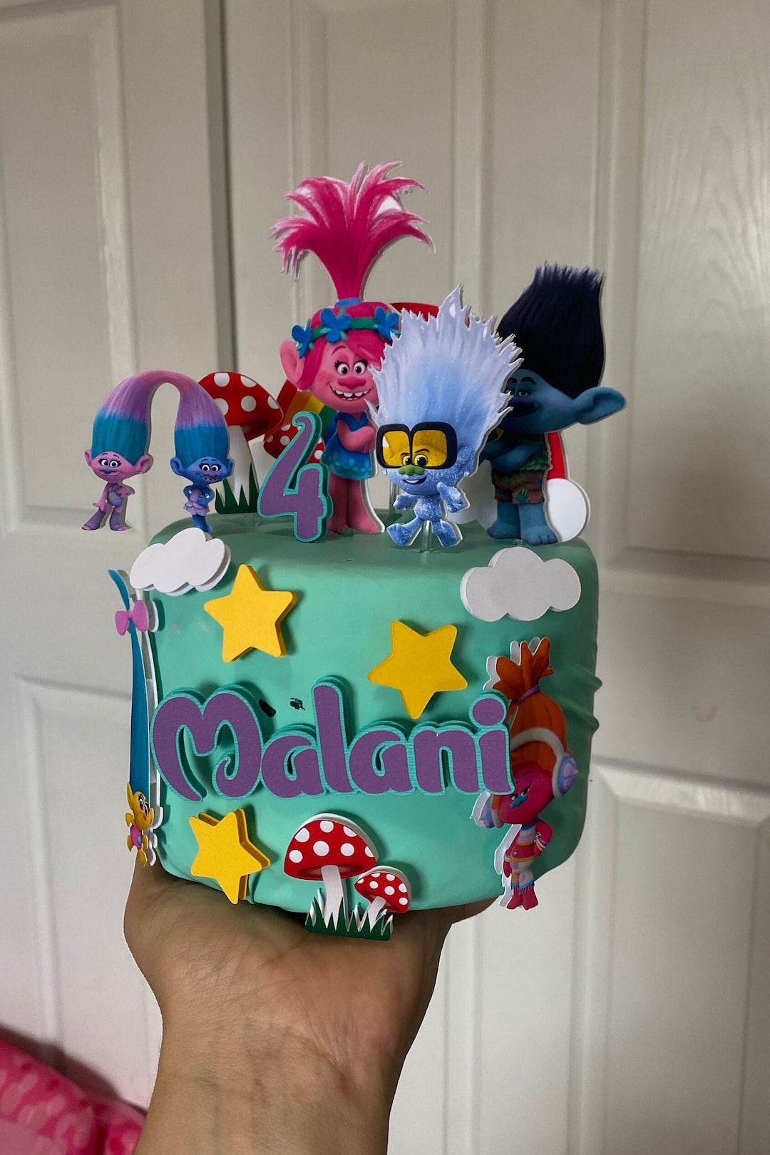 Trolls Cake Topper - Trolls Birthday - Trolls Birthday Party - Etsy