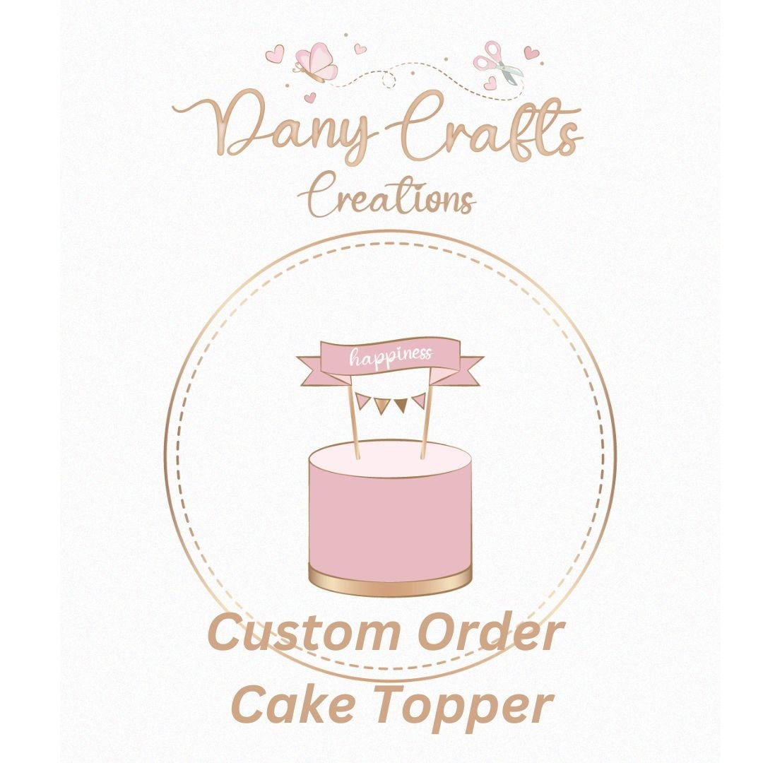 Custom Cake Topper Renee - Etsy