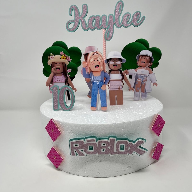 Roblox Girl Cake - Etsy