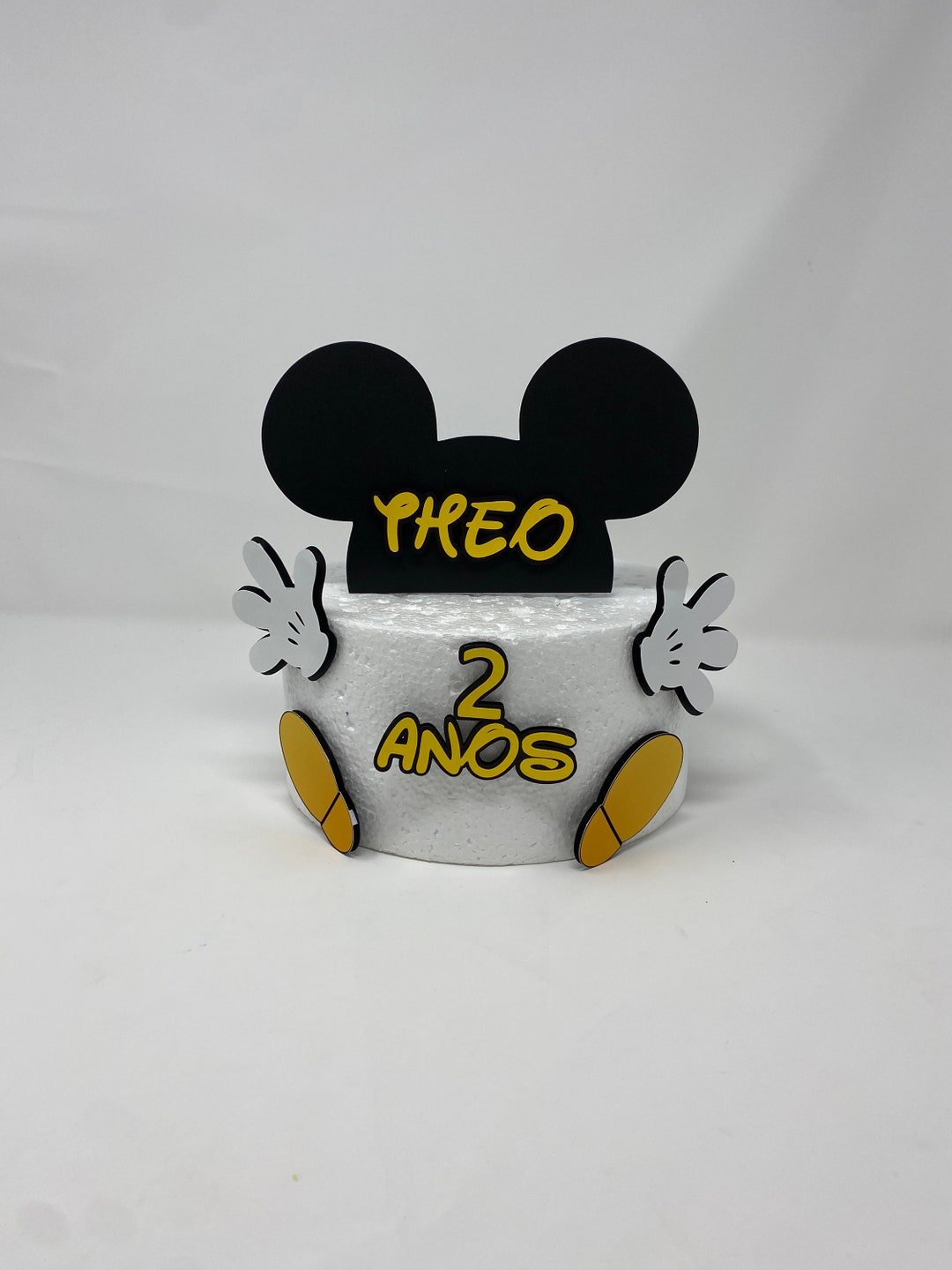 Mickey Mouse Cake Topper - Etsy