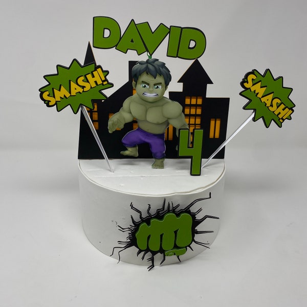 Hulk Cake Topper - Etsy