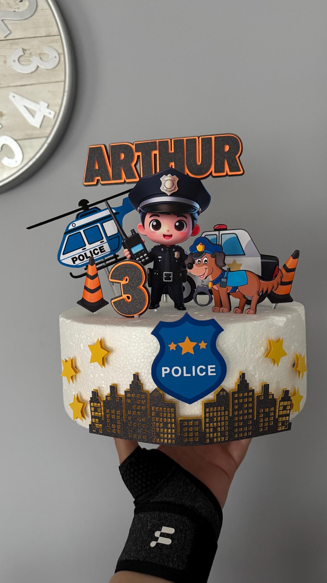 Police Officer Cake Topper - Etsy