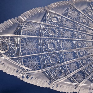 Lead Crystal Fish Platter - Etsy