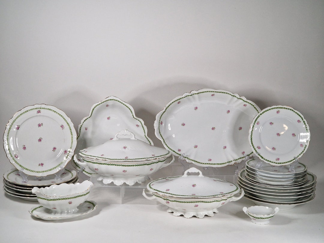19th Century Antique Dinner Service - Etsy