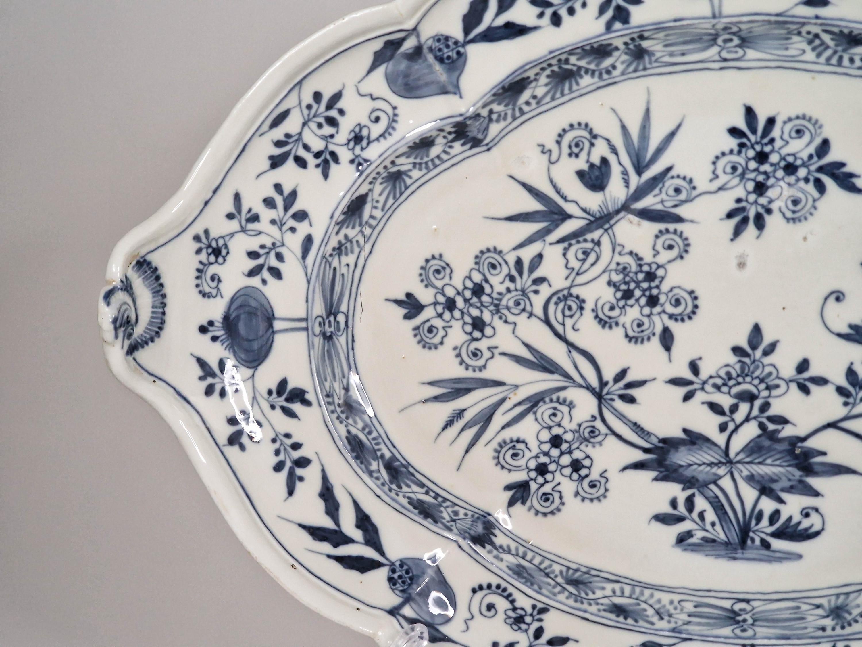 Early Meissen | Around 1740. Blue&white Ordinaire Platter - Etsy