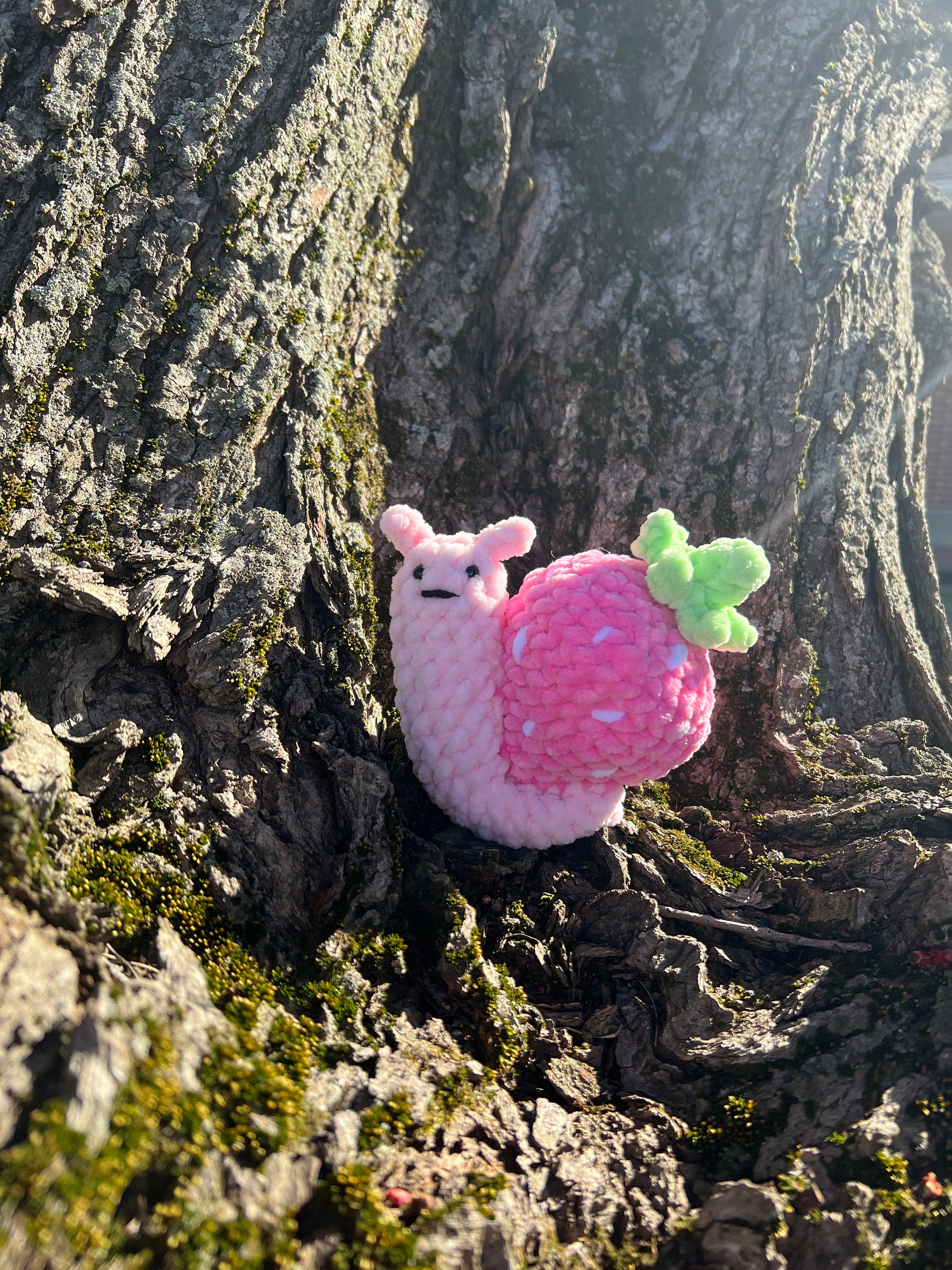 Strawberry Fruit Snail - Etsy