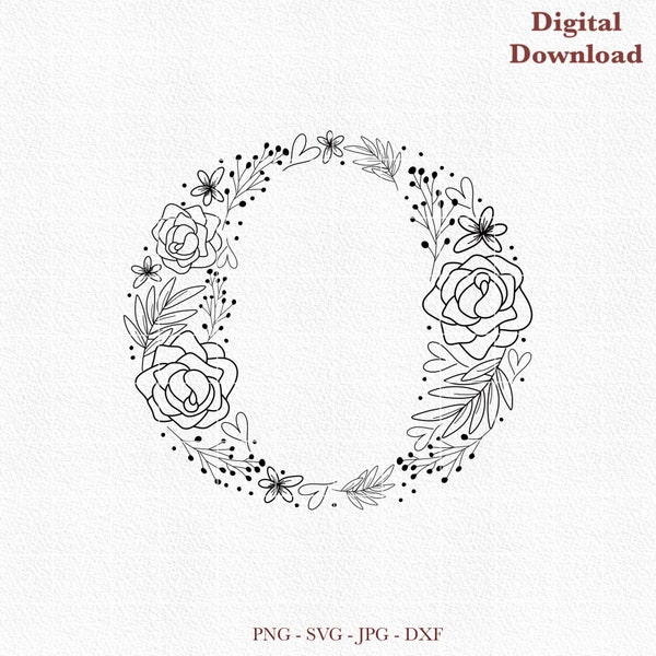 Monogram Letter O - Etsy