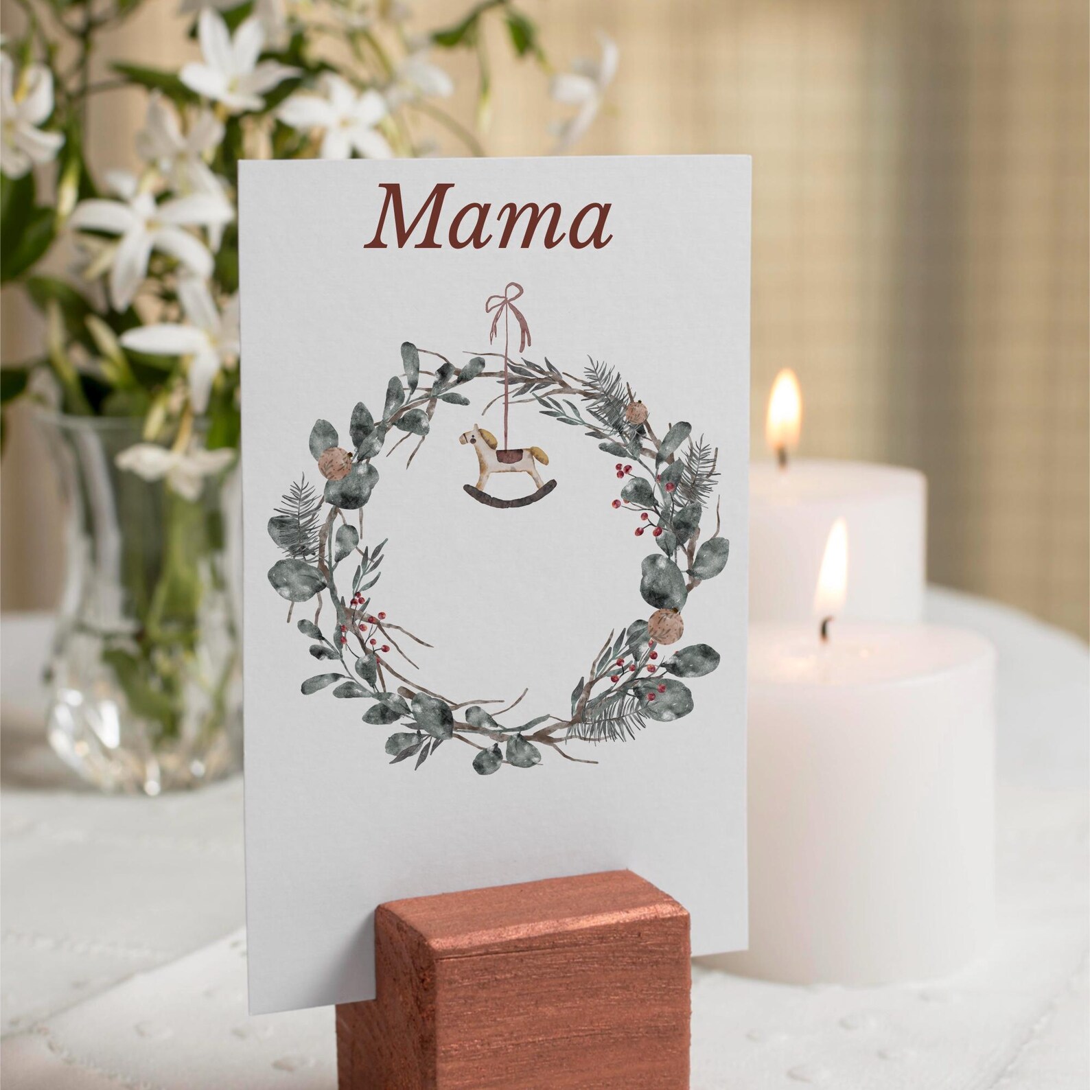 Weihnachtskranz Clipart Png, Jpg, Dxf & Svg Dateien Aquarelloptik Vektorgrafik Perfekt für ...