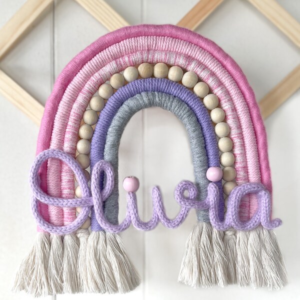 Macrame Rainbow - Etsy