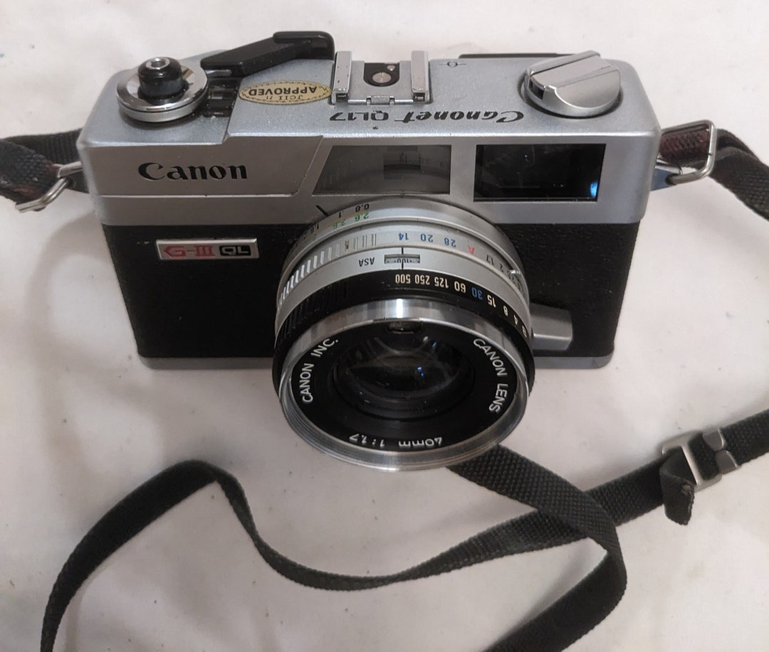 Classic Canon Canonet G-III QL17 Camera - Etsy