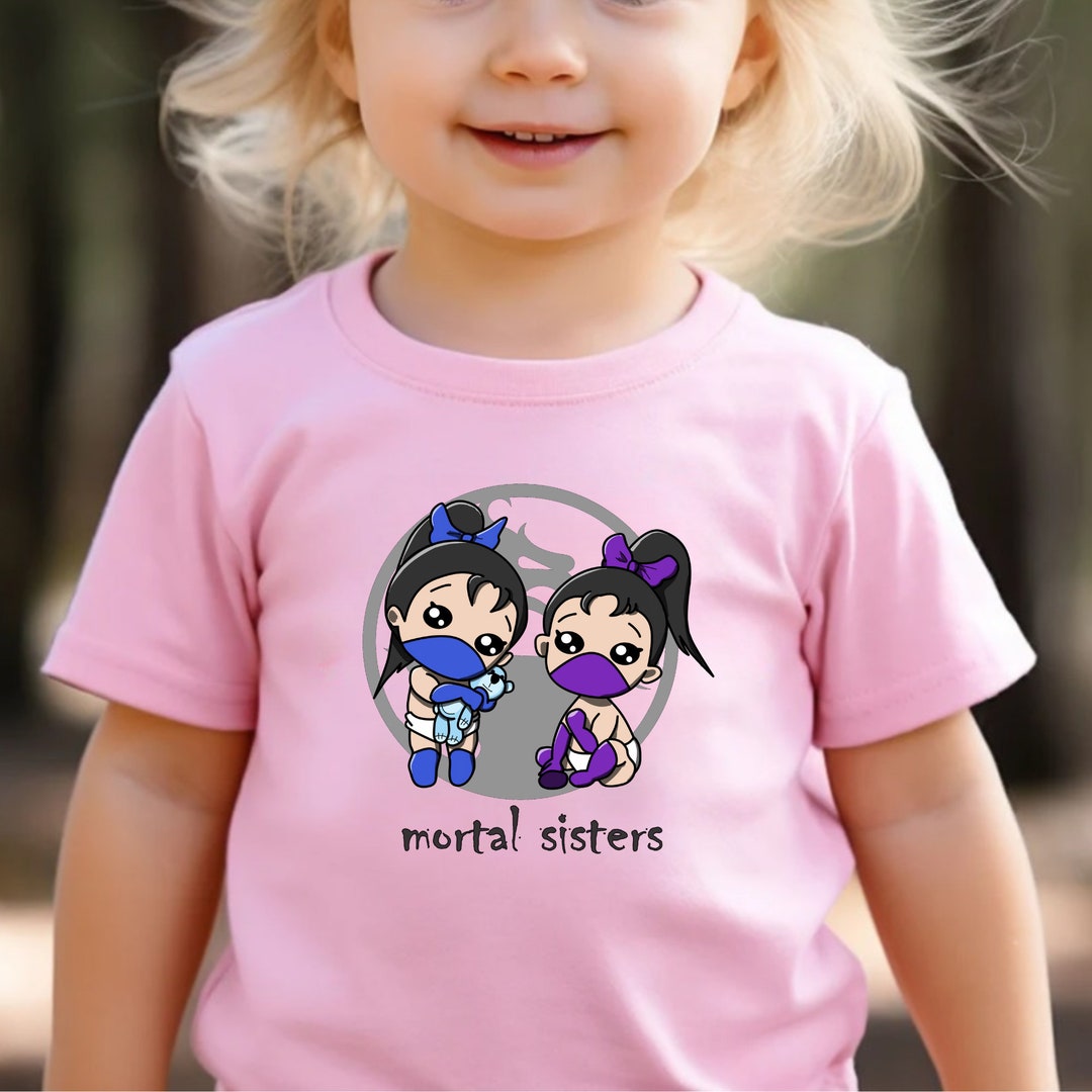 Mortal Babies Cute Infant Kitana and Mileena T-shirt for Kids Adorable ...