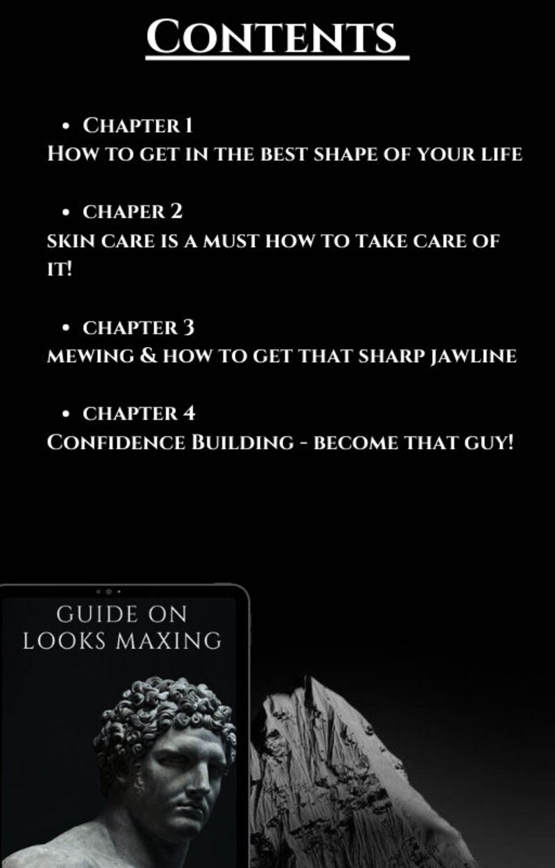 Looksmaxing Guide Attractiveness Enhancement Beauty Transformation Self ...