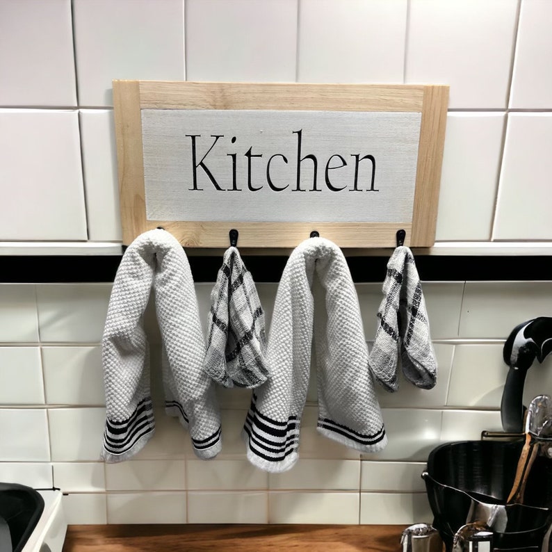 Kitchen Hanger/ Dish Towel Hanger/ Kitchen Sign Etsy - Etsy