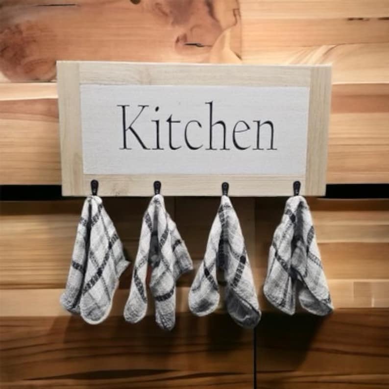 Kitchen Hanger/ Dish Towel Hanger/ Kitchen Sign Etsy - Etsy